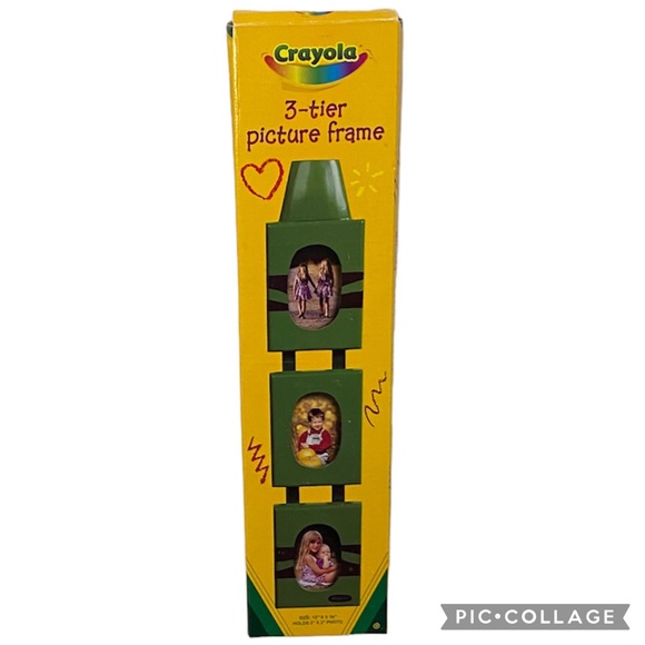 Crayola | Accents | Crayola Crayon 3 Tier Picture Frame | Poshmark